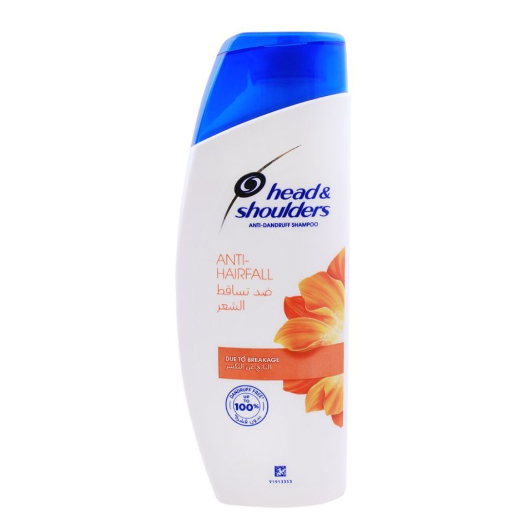 Head And Shoulders Anti Hairfall Anti Dandruff Shampoo 190ml Dealzdxb