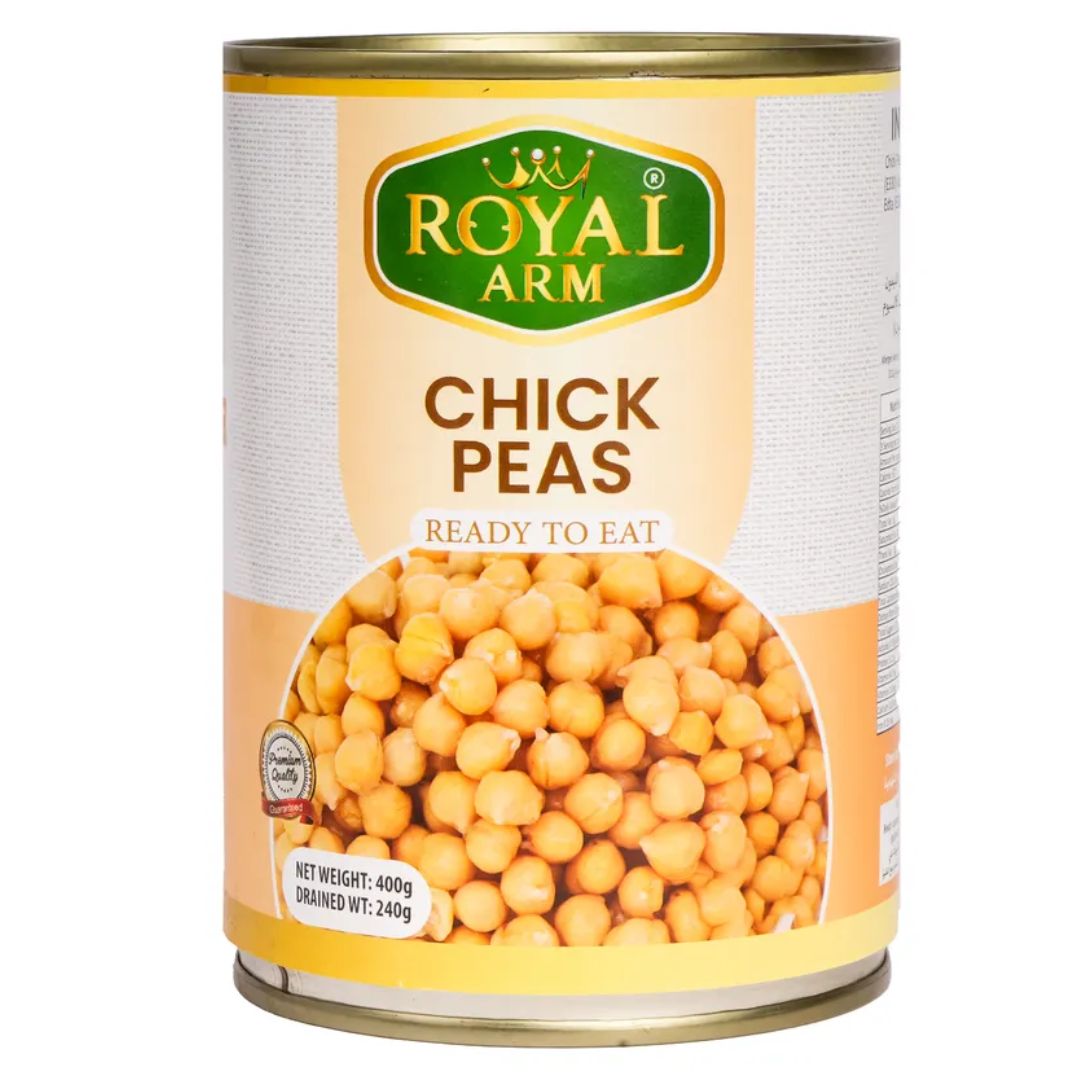 Royal Arm Ready To Eat Chick Peas, 400g - DealzDXB